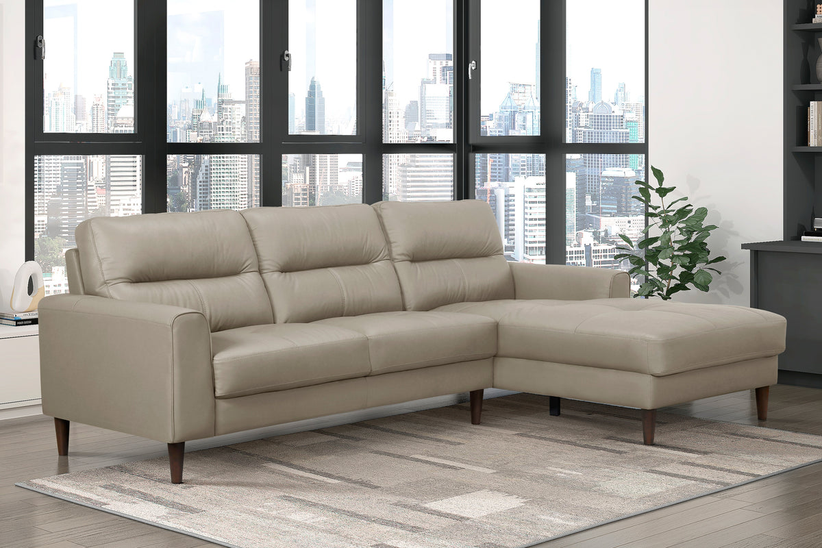 Lewes Leather Sectional Collection — Expo Furniture Gallery