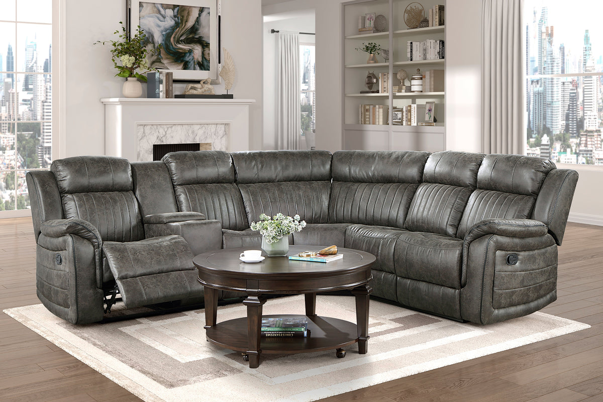 Centeroak Reclining Sectional Collection — Expo Furniture Gallery