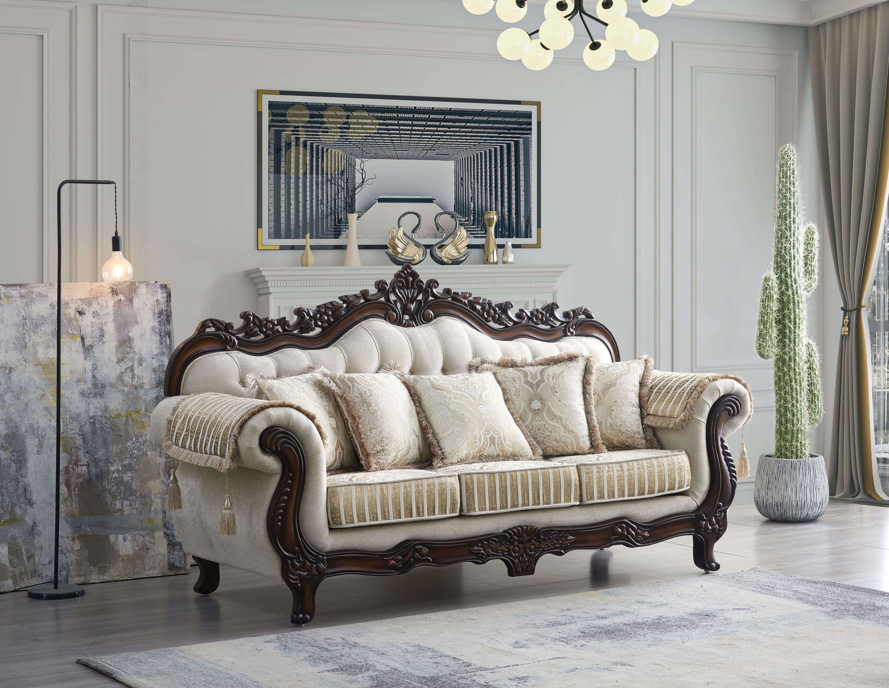 Alexandria Cream Living Room Collection — Expo Furniture Gallery